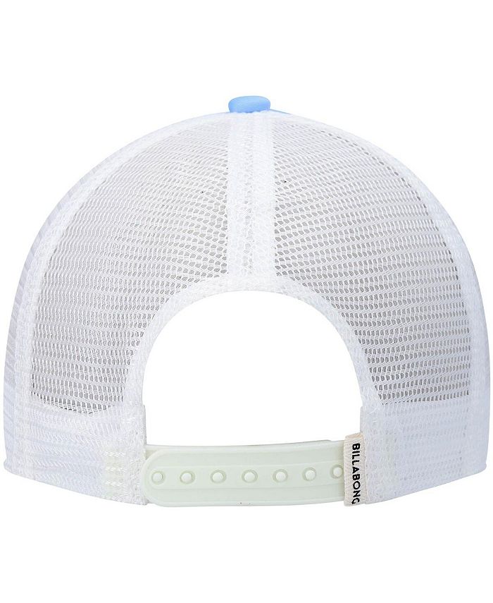 Billabong Women's Light Blue Across Waves Logo Trucker Snapback Hat ...