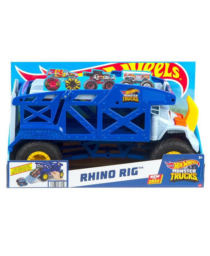 Hot Wheels Monster Trucks Rhino Rig Vehicle - Macy's