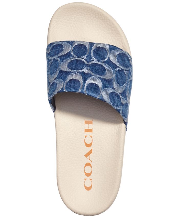 COACH Women's Udele Sport Pool Slides & Reviews - Sandals - Shoes - Macy's
