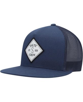 Men's Salty Crew Navy Tippet Trucker Snapback Hat - Macy's