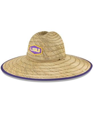 Men's New Era Natural Lsu Tigers Tidal Straw Hat - Macy's
