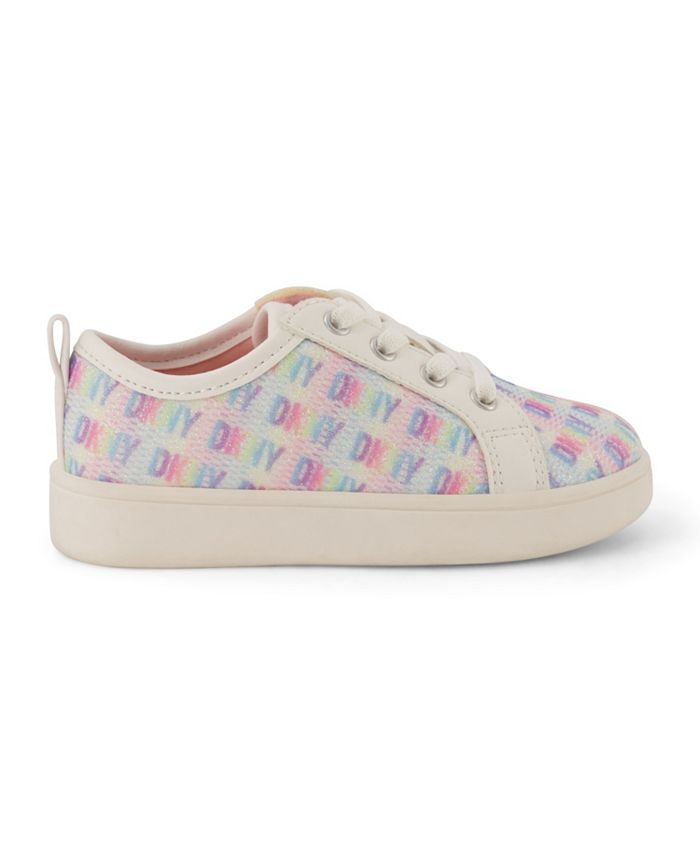 DKNY Toddler Girls Lace Up Sneakers - Macy's