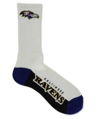 For Bare Feet Baltimore Ravens Crew Socks - Macy's
