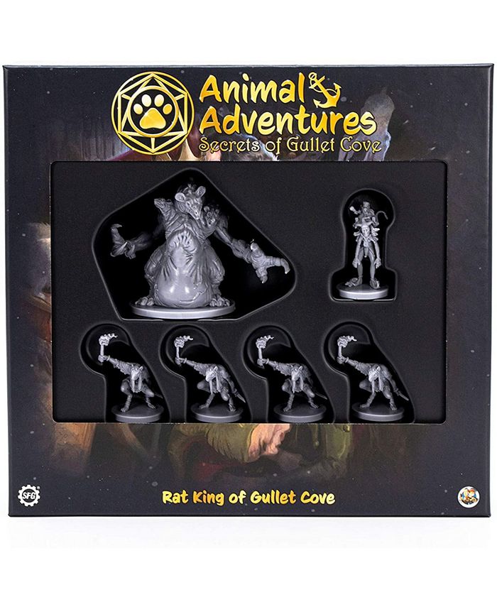 Animal Adventure Secrets of Gullet Cove, Rat King of Gullet Cove Set, 6 ...