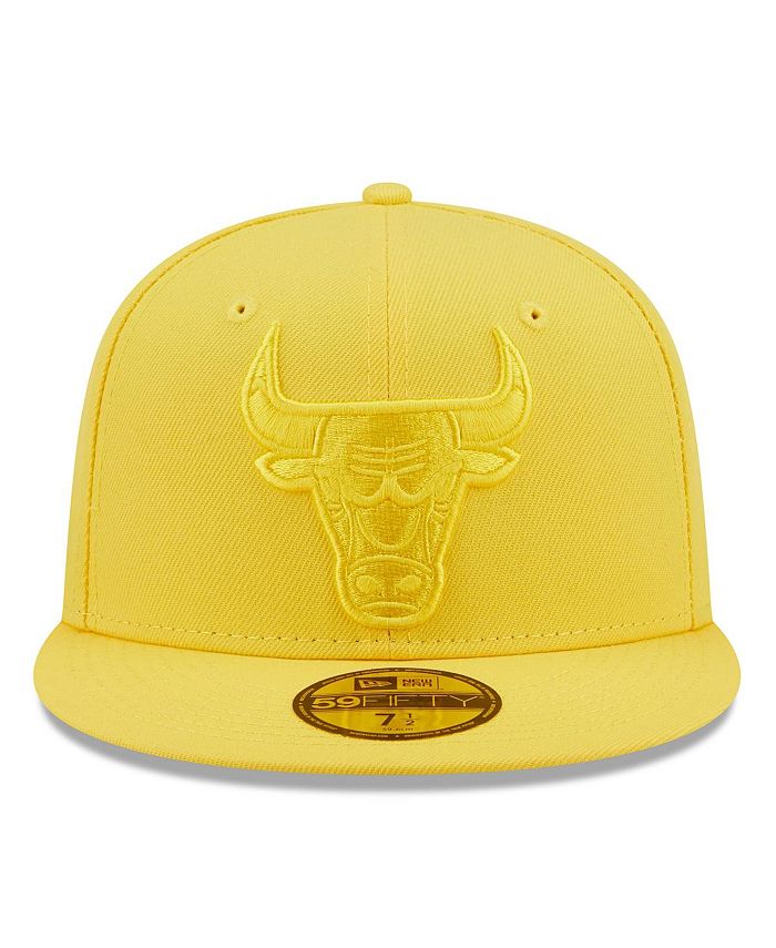 New Era Men's Yellow Chicago Bulls Color Pack 59FIFTY Fitted Hat - Macy's