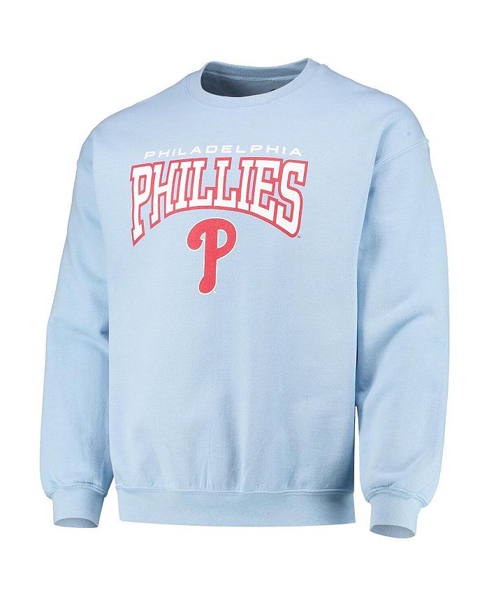 Stitches Men's Light Blue Philadelphia Phillies Team Pullover ...