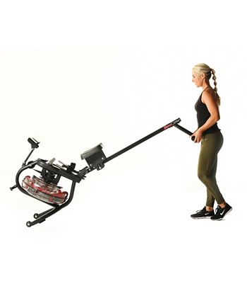 Fitness Reality 3000WR Bluetooth Water Rower Rowing Machine with Hit ...