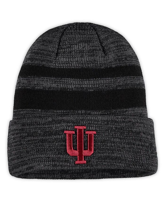 New Era Men's Black and Heathered Gray Indiana Hoosiers Team Static ...