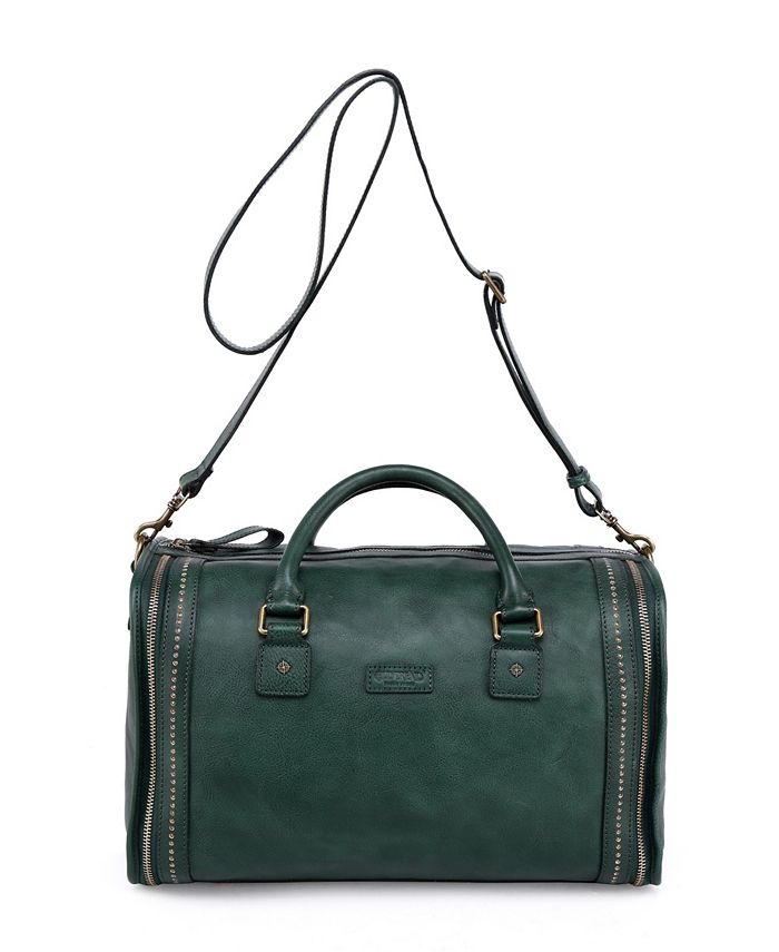 OLD TREND Women's Genuine Leather Cambria Satchel Bag - Macy's