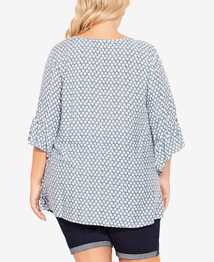 Avenue Plus Size Abby Pintuck Top & Reviews - Tops - Plus Sizes - Macy's