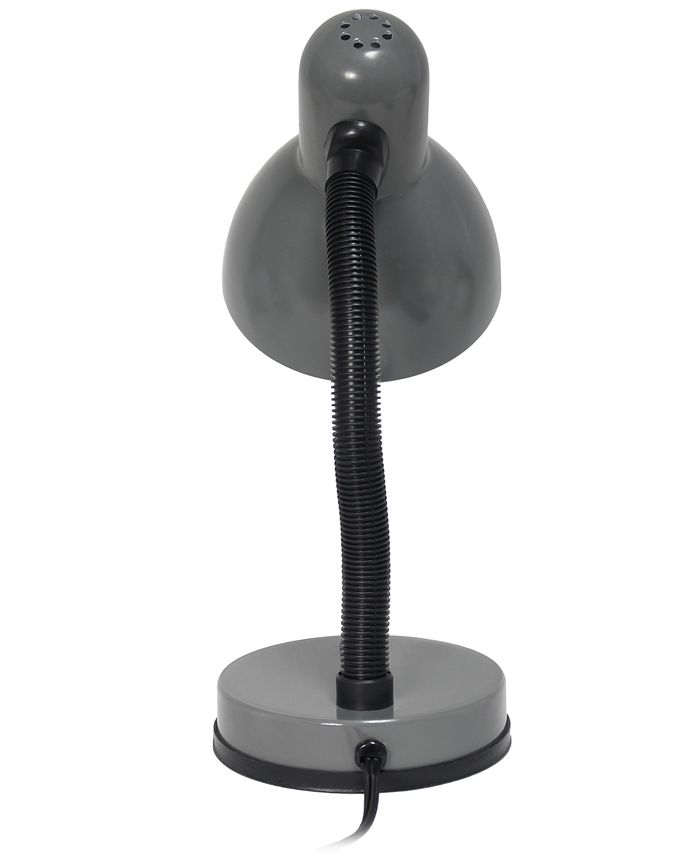 Simple Designs Basic Desk Lamp with Flexible Hose Neck - Macy's