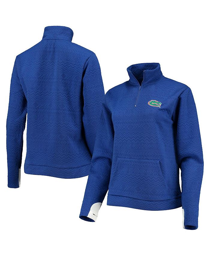 Gameday Couture Women's Royal Florida Gators Embossed Quarter-Zip ...