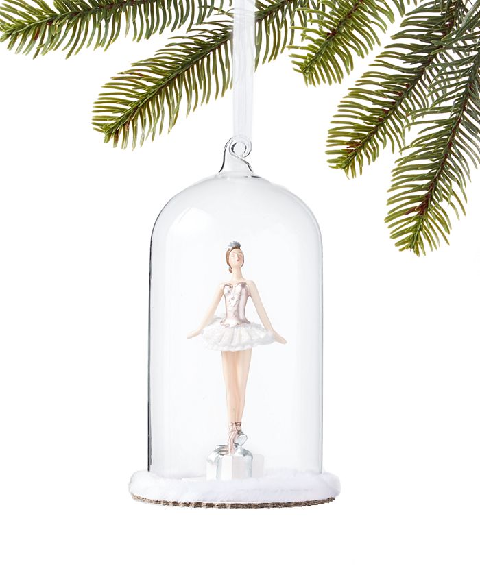 Holiday Lane Ballet Ballerina in Glass Dome, Created for Macy's - Macy's