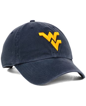 '47 Brand West Virginia Mountaineers NCAA Clean-Up Cap - Macy's