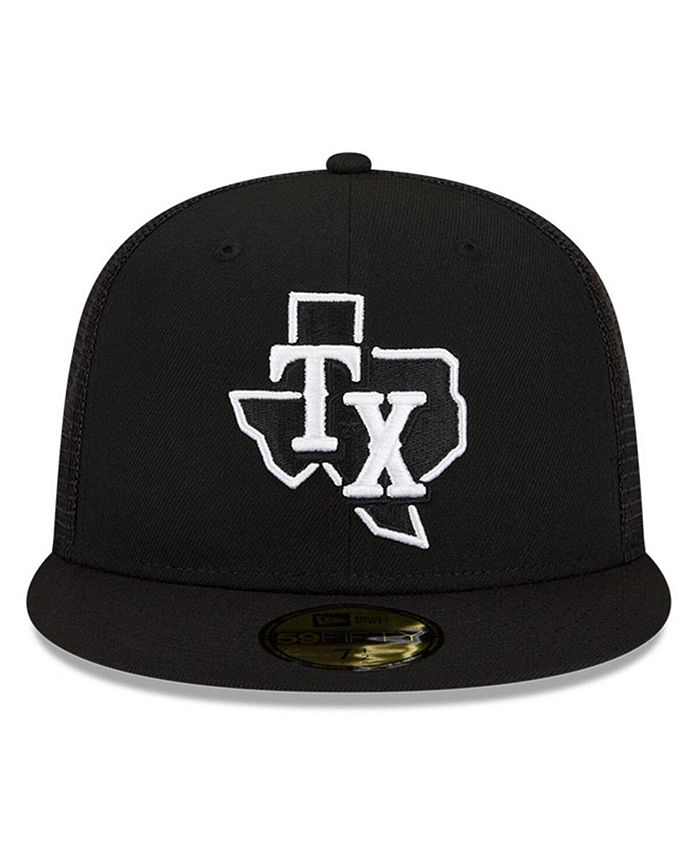 New Era Men's Black Texas Rangers 2022 Batting Practice 59FIFTY Fitted ...