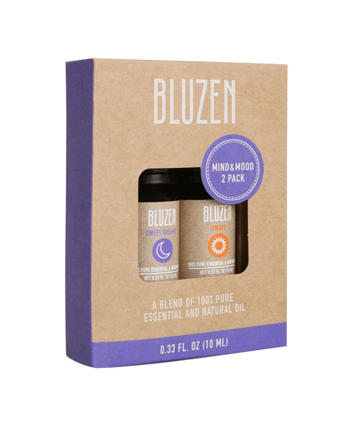 BluZen 10mL Mind and Mood 2-Pack Essential Oils: Awake and Sweet Dreams ...