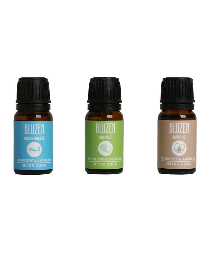 BluZen 10mL Three Tickets to Paradise 3-Pack Essential Oils: Jasmine ...