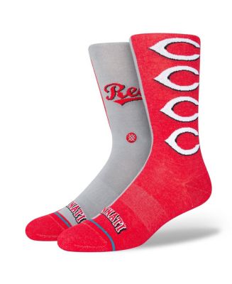 Men's Stance Cincinnati Reds Split Crew Socks - Macy's