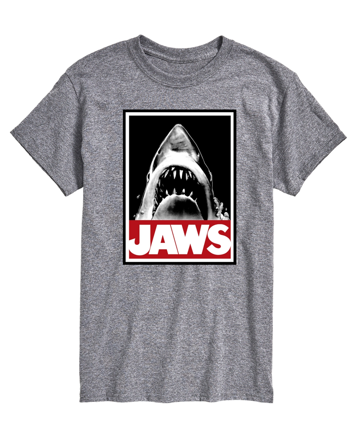 Click here for Mens Jaws T-shirt - Gray prices