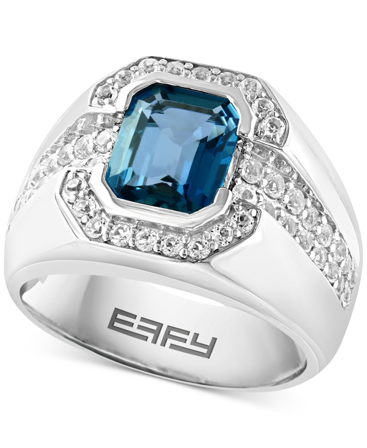 Click here for Effy Mens London Blue Topaz (4-3/8 ct. t.w.) & Whi... prices