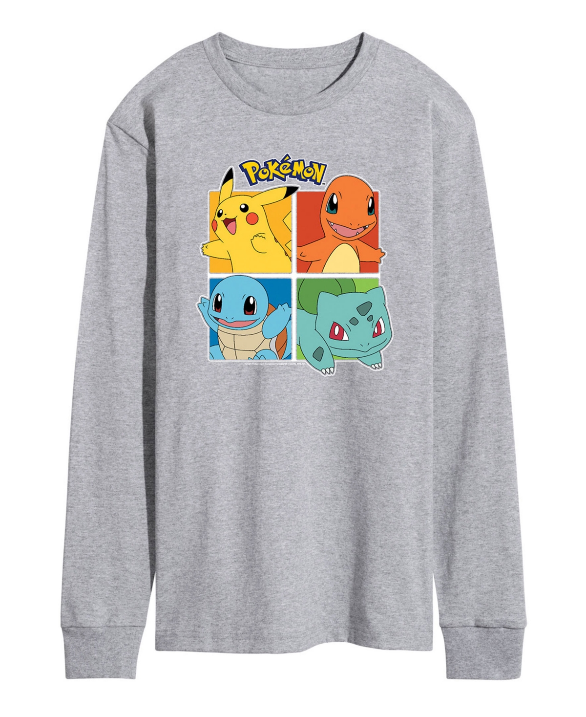 Click here for Mens Pokemon Long Sleeve T-shirt - Gray prices