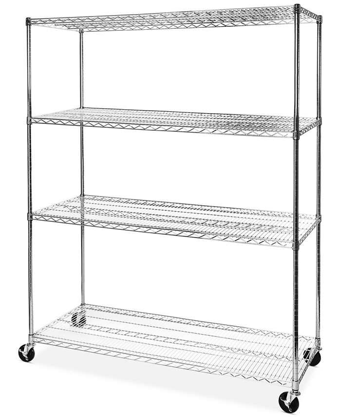Seville Classics MEGA RACK 4-Tier NSF Steel Wire Shelving - Macy's