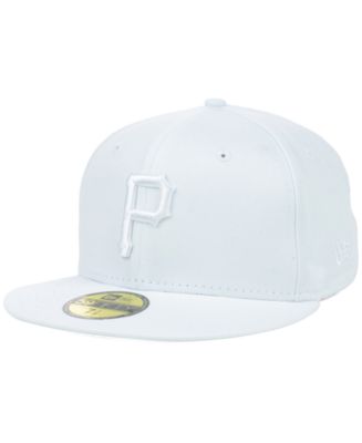 New Era Pittsburgh Pirates White-On-White 59FIFTY Cap - Macy's
