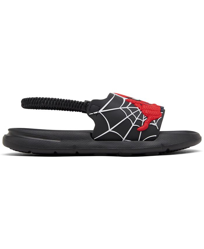 Marvel Little Boys Spider-Man Slide Sandals from Finish Line - Macy's