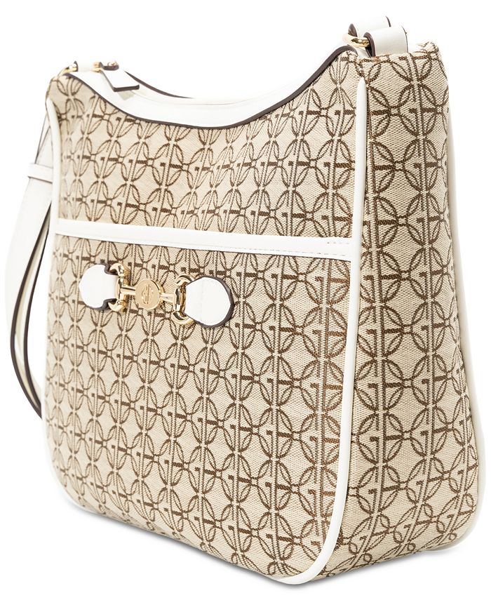 Giani Bernini Logo Jacquard Hobo, Created for Macy's & Reviews ...