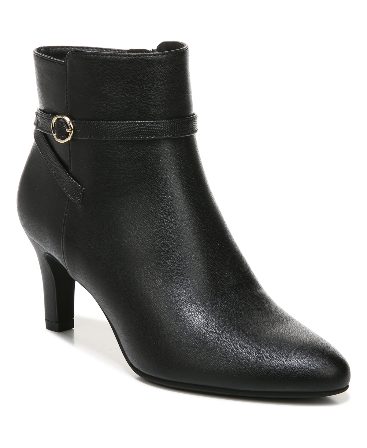 Click here for LifeStride Guild Booties - Black Faux Leather prices