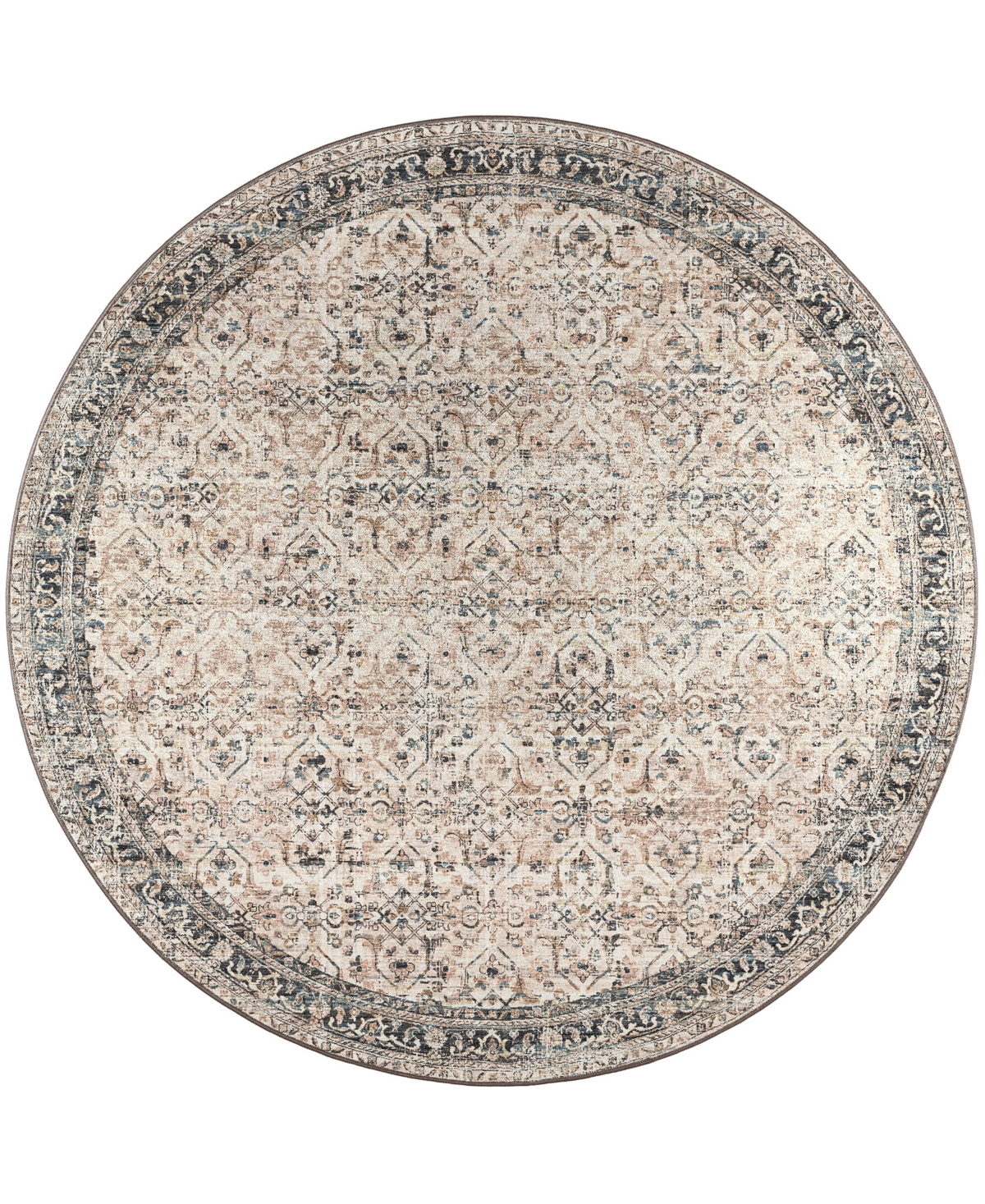 Click here for Dalyn Jericho JC10 4 x 4 Round Area Rug - Taupe prices