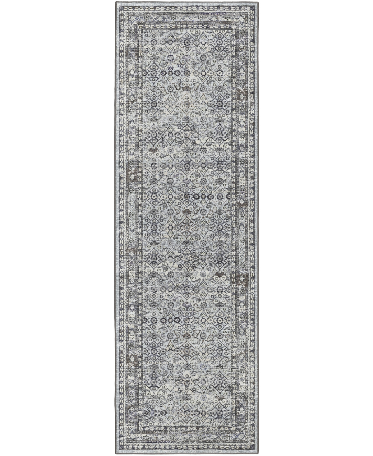 Click here for Dalyn Jericho JC7 26 x 8 Runner Area Rug - Charcoa... prices