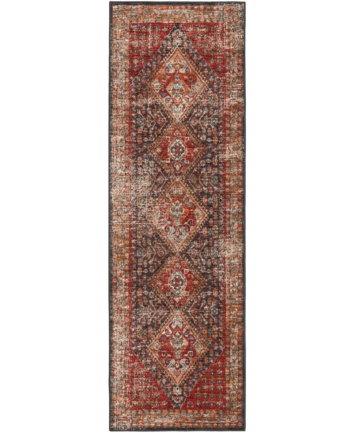Click here for Dalyn Jericho JC9 26 x 8 Runner Area Rug - Maroon prices