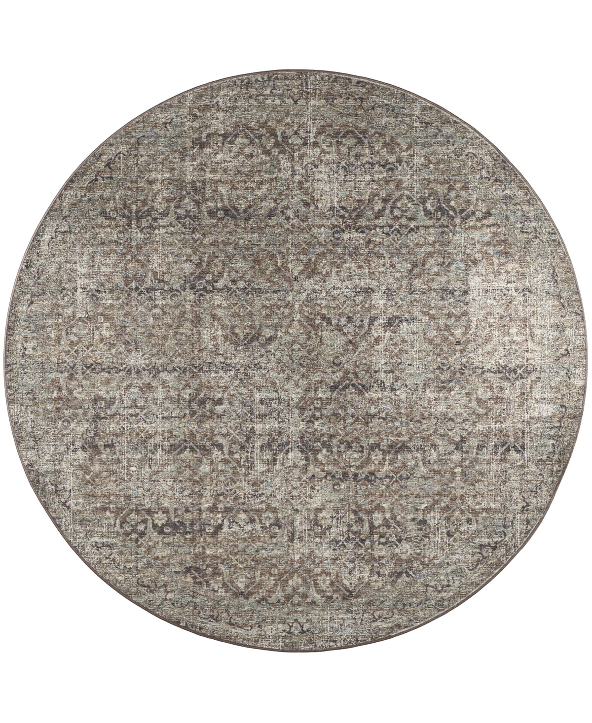 Click here for Dalyn Jericho JC10 4 x 4 Round Area Rug - Mushroom prices