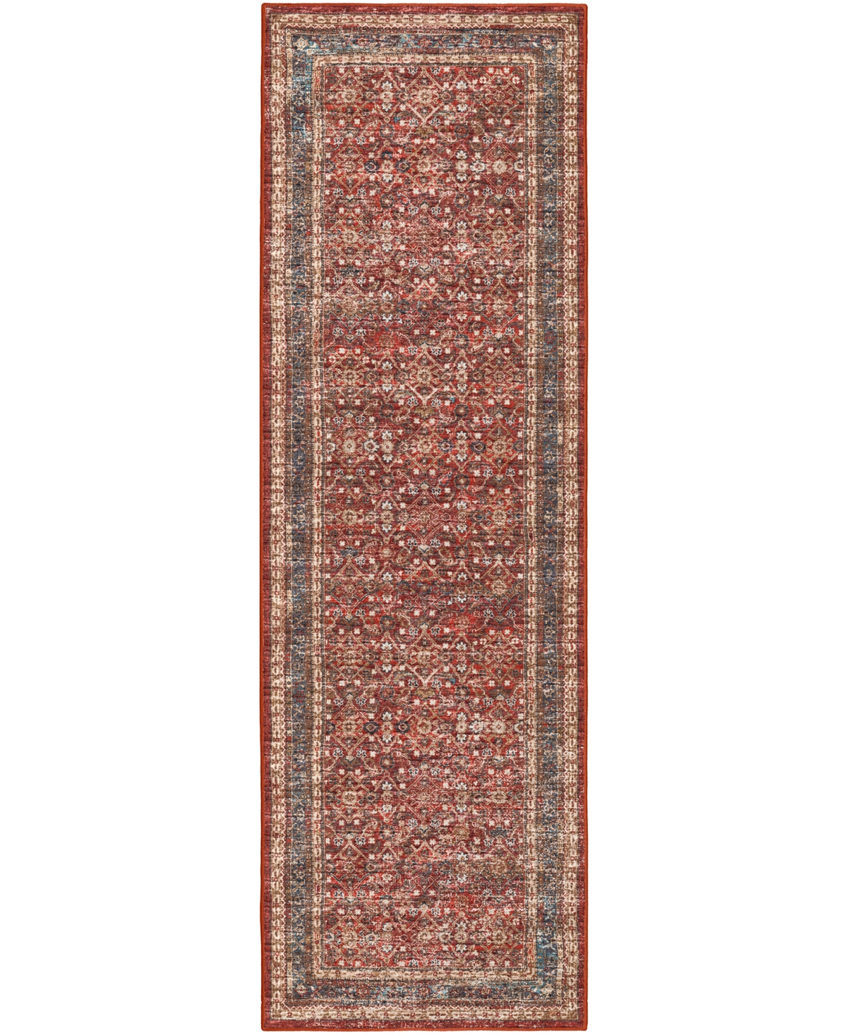 Click here for Dalyn Jericho JC7 26 x 8 Runner Area Rug - Red prices