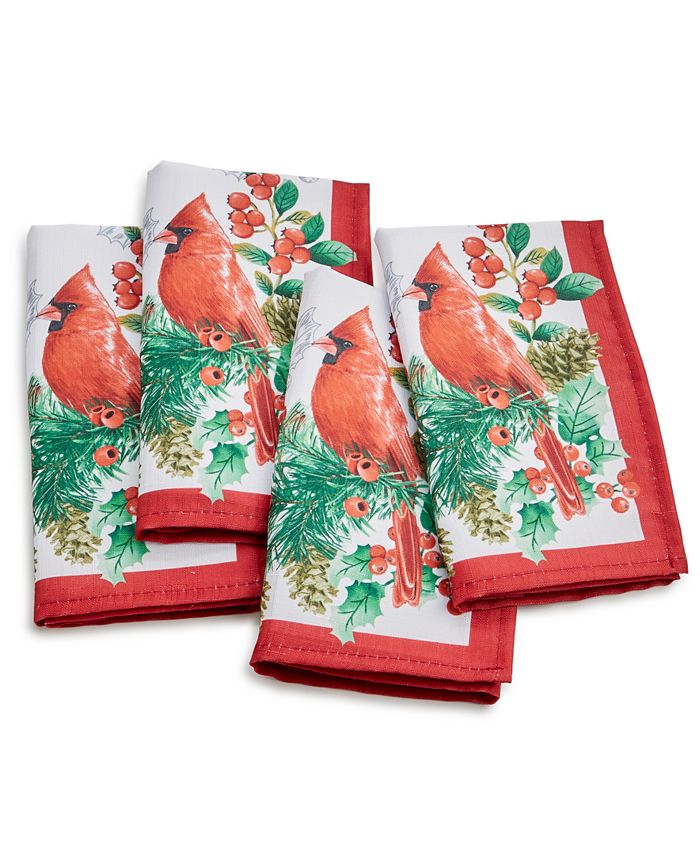 Elrene Cardinal Napkins, Set of 4 - Macy's