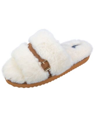 IZOD Women's Plush Slide Slippers - Macy's