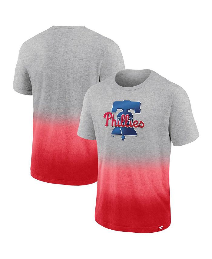 Fanatics Men's Heathered Gray, Heathered Red Philadelphia Phillies ...