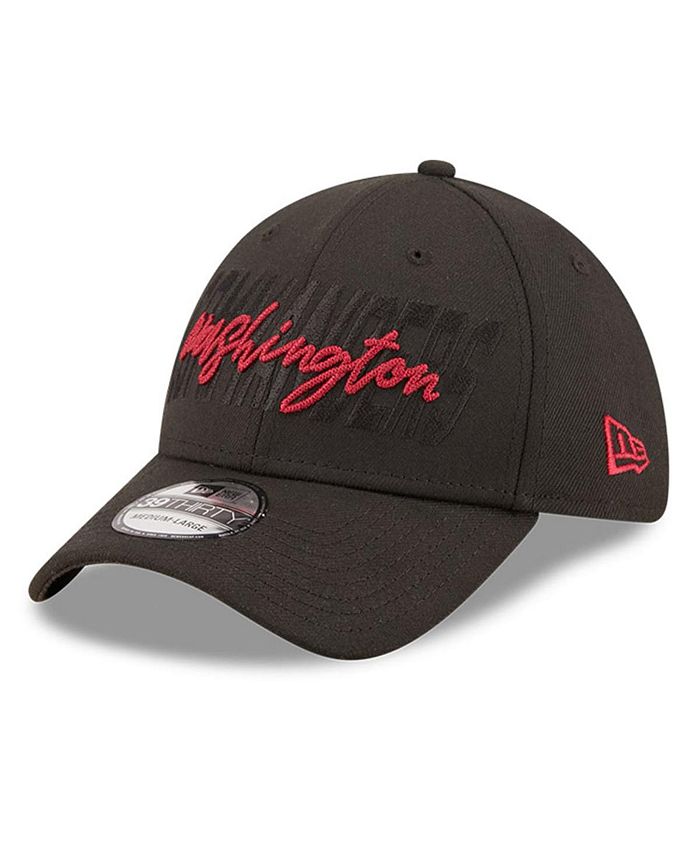 New Era Men's Black Washington Commanders 2022 Nfl Draft 39Thirty Flex ...