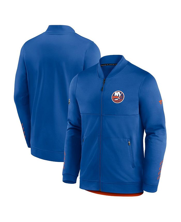 Fanatics Men's Royal New York Islanders Locker Room Full-Zip Jacket ...