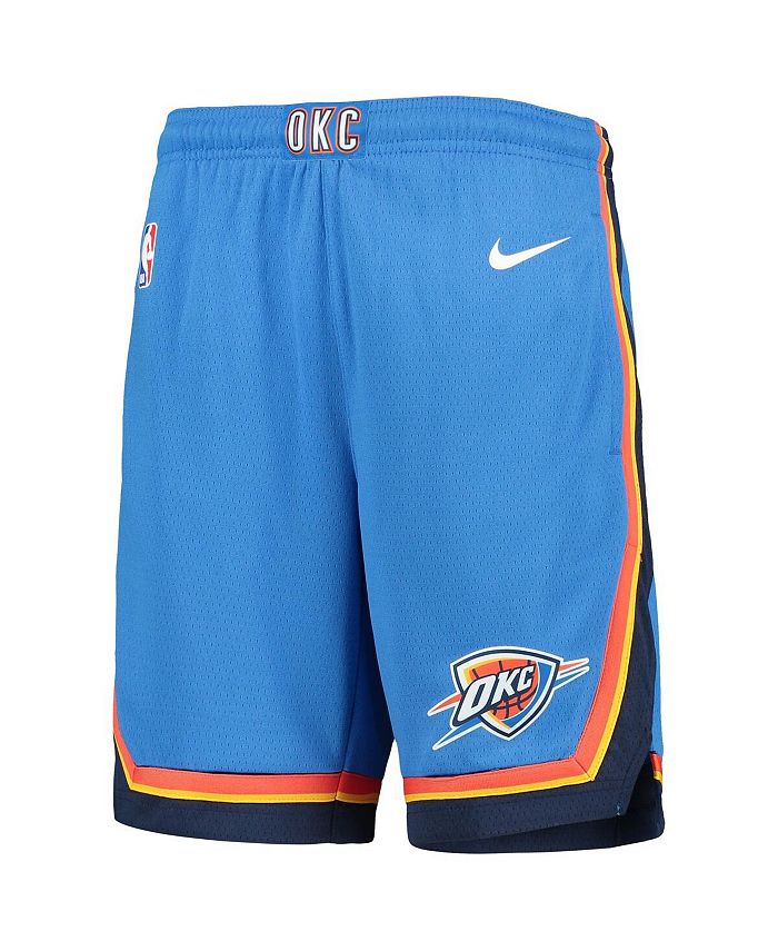Nike Big Boys Blue Oklahoma City Thunder 2020/21 Swingman Performance ...
