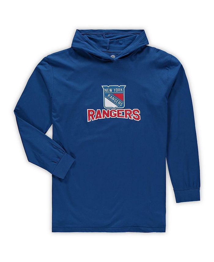 Concepts Sport Men's Blue New York Rangers Big and Tall Pullover Hoodie ...