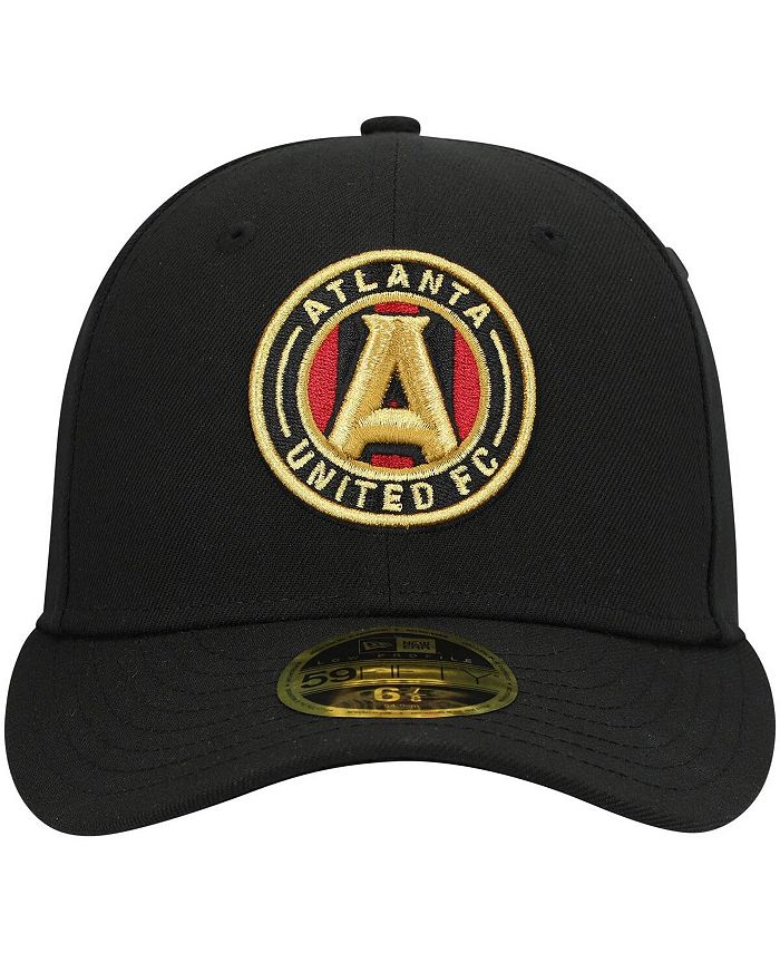 New Era Men's Black Atlanta United FC Primary Logo Low Profile 59FIFTY ...