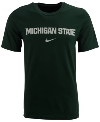 Nike Men's Michigan State Spartans Wordmark T-Shirt - Macy's