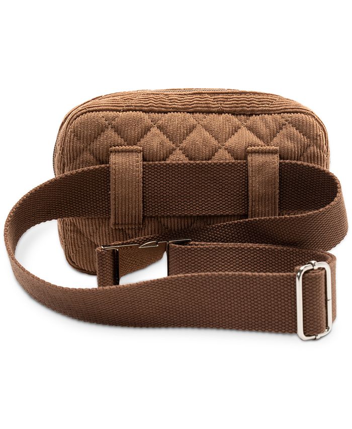 Jenni Corduroy Quilted Sling Belt Bag, Created for Macy's & Reviews - Belts - Handbags ...