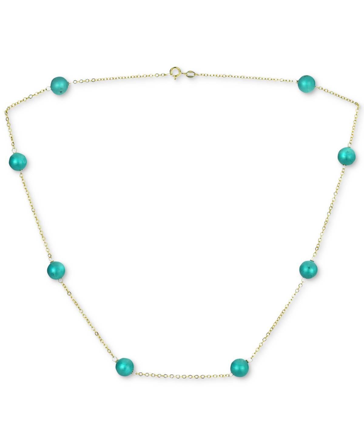 Click here for Onyx Bead 18 Collar Necklace in 14k Gold (Also in... prices