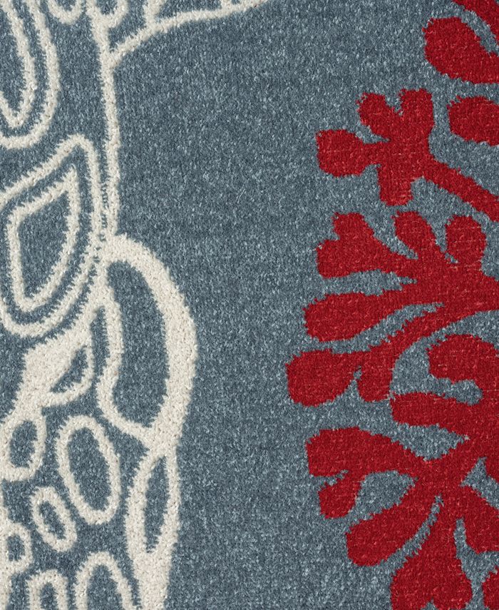 Global Rug Designs Aquatic Sea Turtle 10294 5'2" x 7'2" Outdoor Area ...