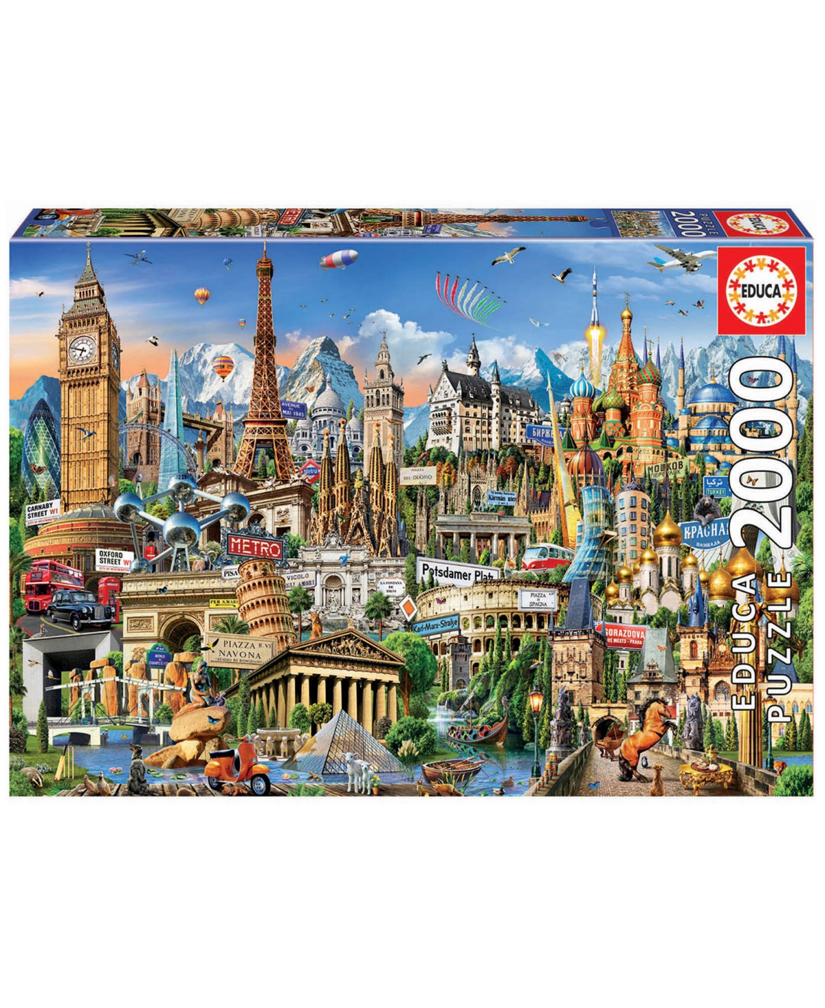 Click here for Educa Europe Landmarks Puzzle Set  2001 Piece - Mu... prices