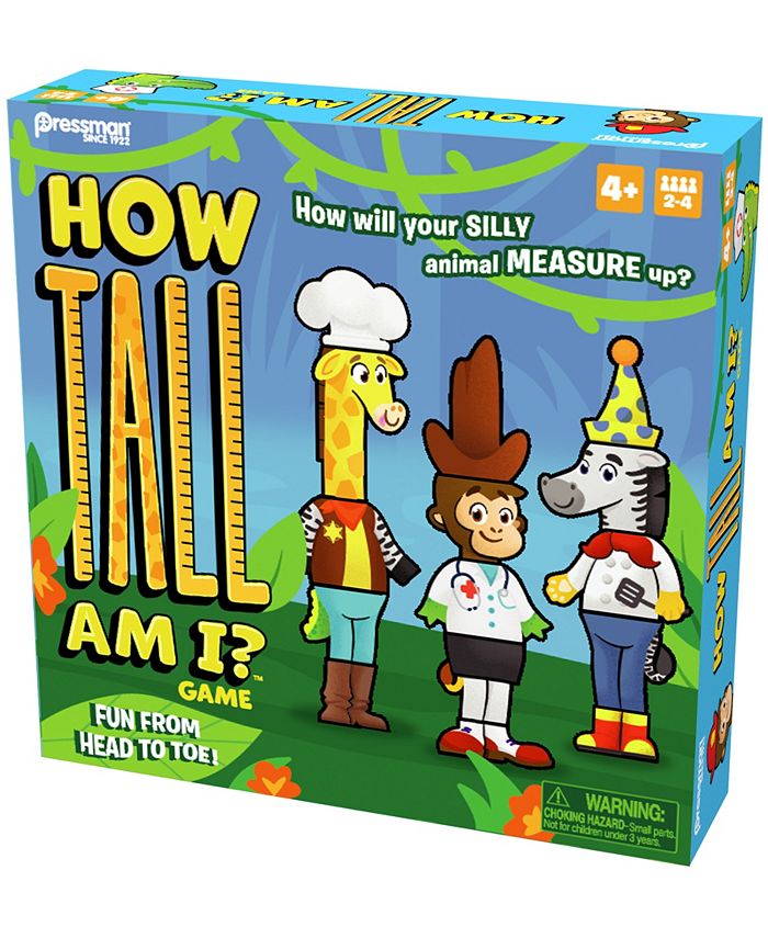 Pressman Toy How Tall Am I Game Set, 33 Piece - Macy's
