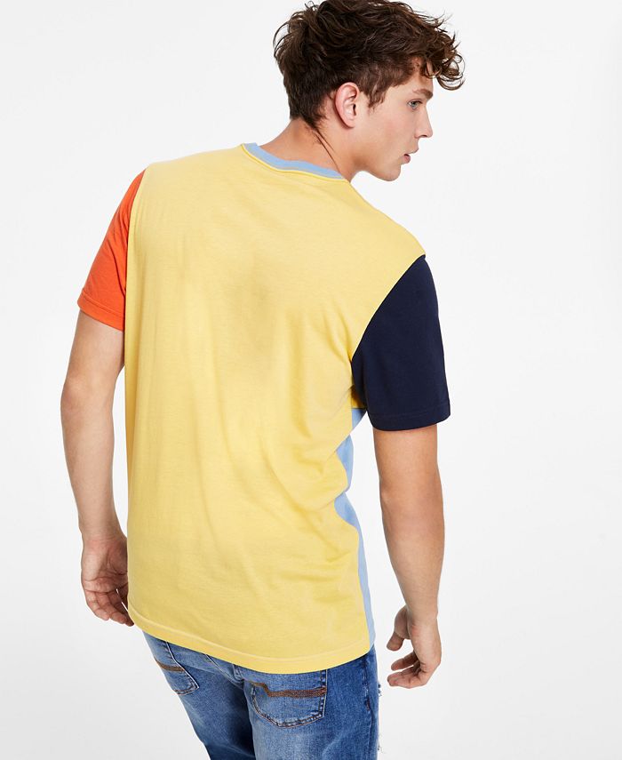 Sun + Stone Men's Chester Colorblocked T-Shirt, Created for Macy's - Macy's